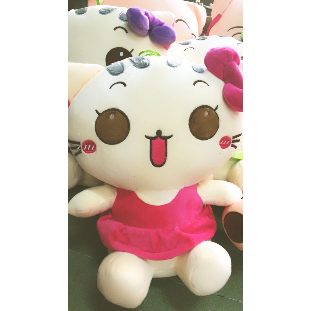 Mèo kitty đầm 40cm | Shopee Việt Nam