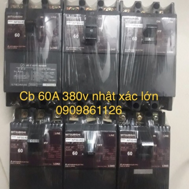 Cb 60A 3 pha nhật nội địa xác lớn | Shopee Việt Nam