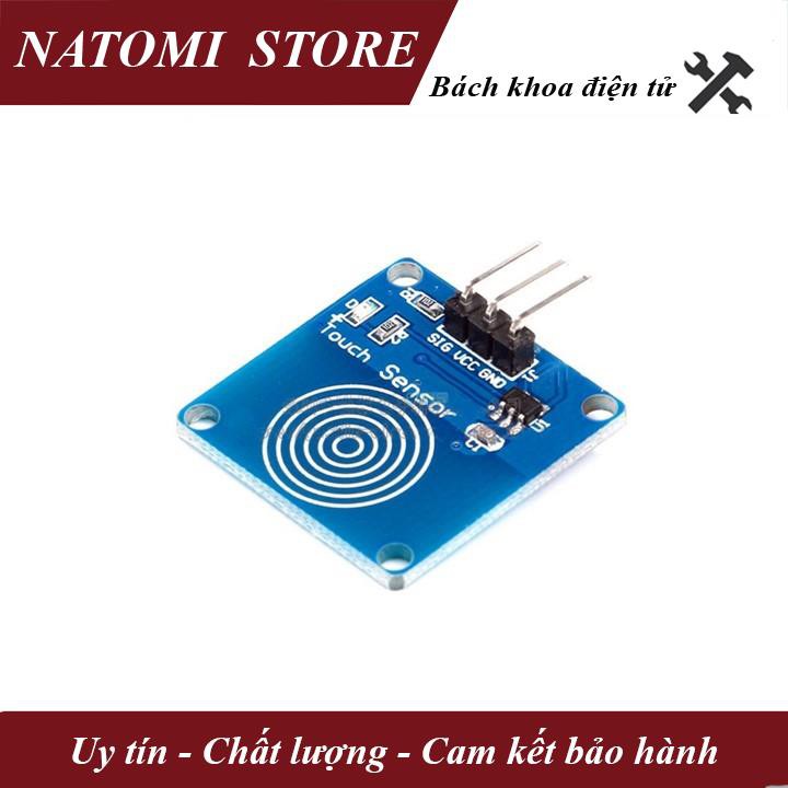 Module nút cảm biến chạm TTP223 xanh - Touch sensor cảm ứng điện dung ...