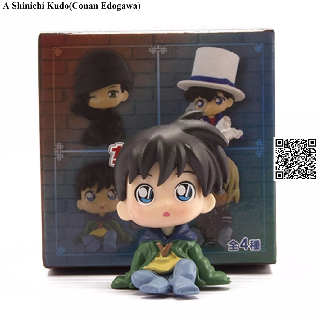 1489 Mô hình Chibi Thám Tử Lừng Danh Conan nhân vật Shinichi Kudo Kid ...