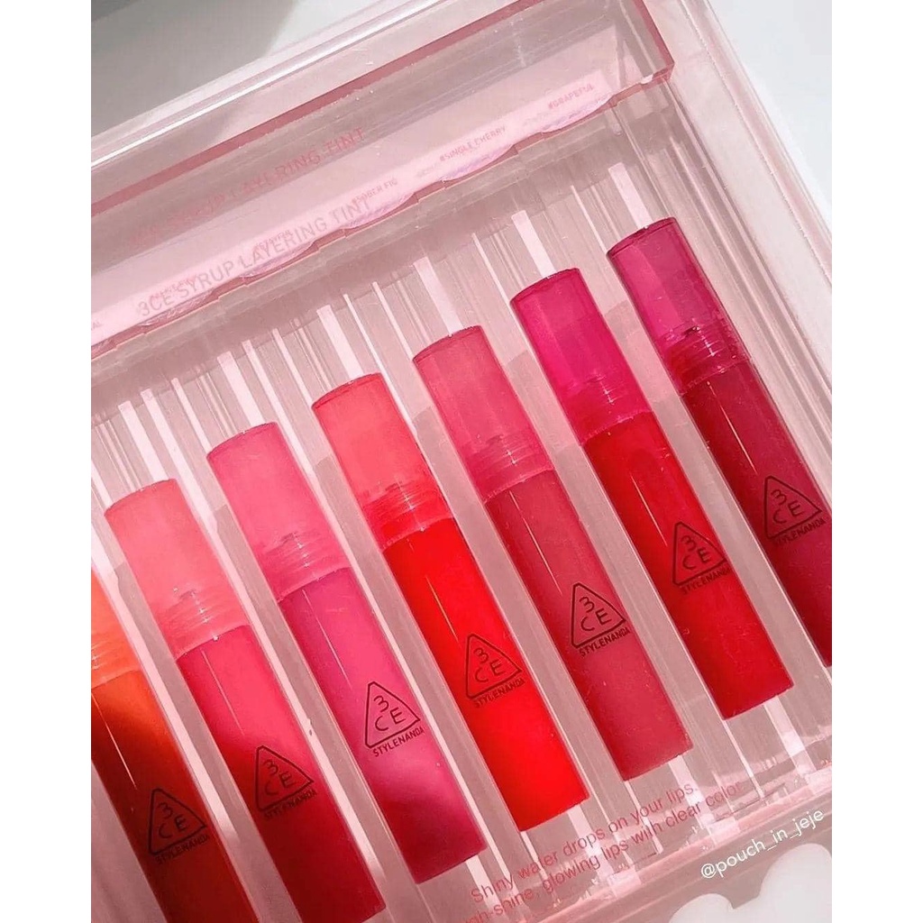 Son bóng 3CE Syrup Layering Tint | Shopee Việt Nam