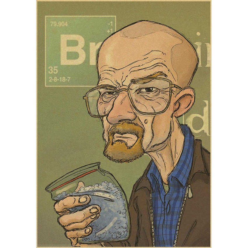 Poster Phim Breaking Bad Cổ Điển Treo Tường Trang Trí MS: 234 | Shopee ...
