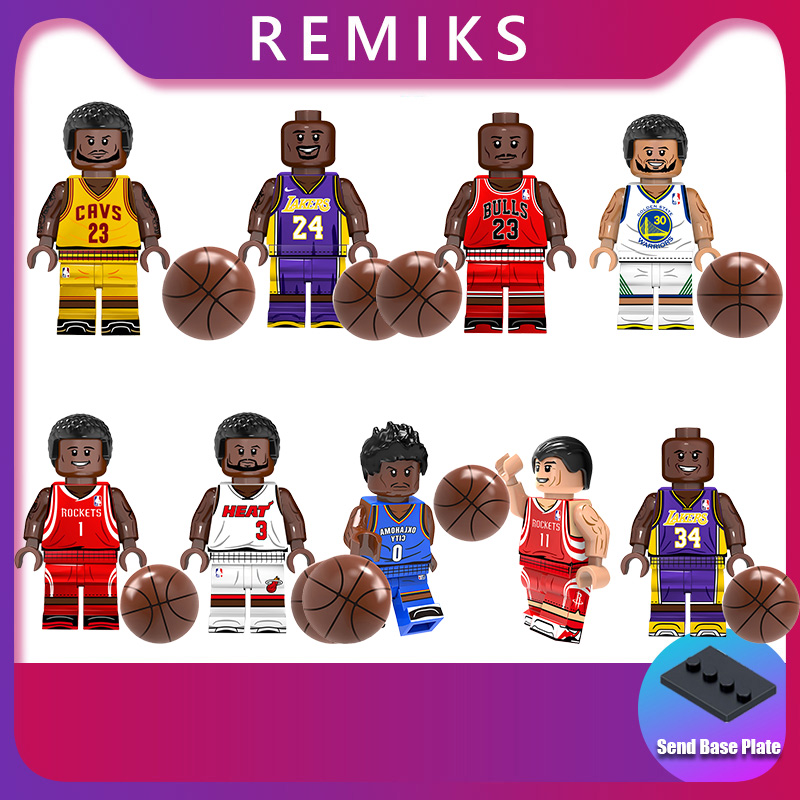 Mô Hình Đồ Chơi Lắp Ráp Nhân Vật Vận Động Viên Bóng Rổ NBA Minifigures ...
