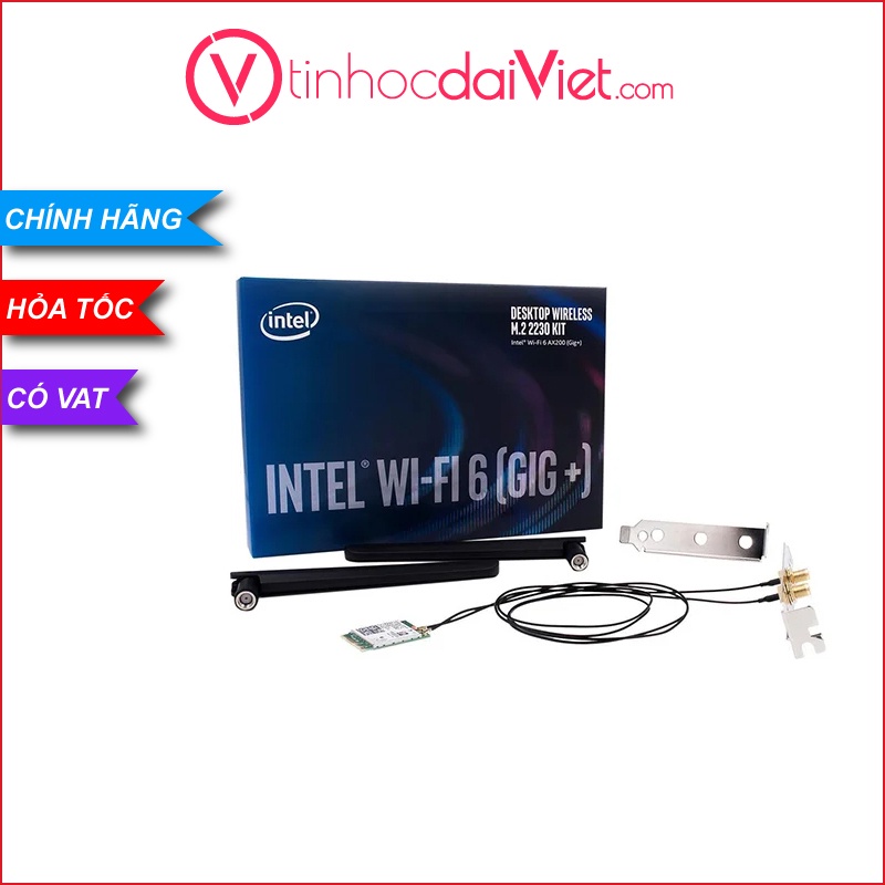 Card Wifi Intel AX200 (Gig+) Wi-Fi 6 5Ghz, Bluetooth 5.0 (Full Box ...