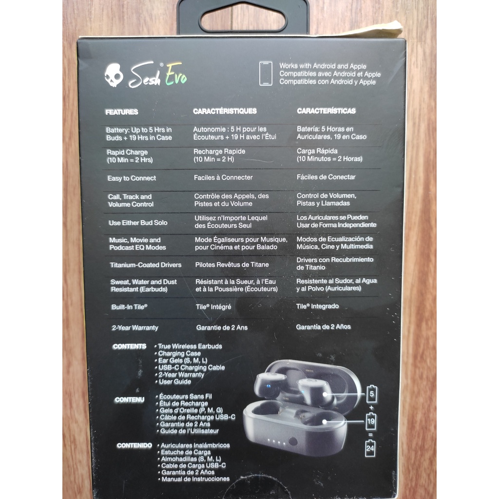 Tai nghe không dây Skullcandy Sesh Evo, Sesh XT Evo, Sesh XT, Indy Evo ...