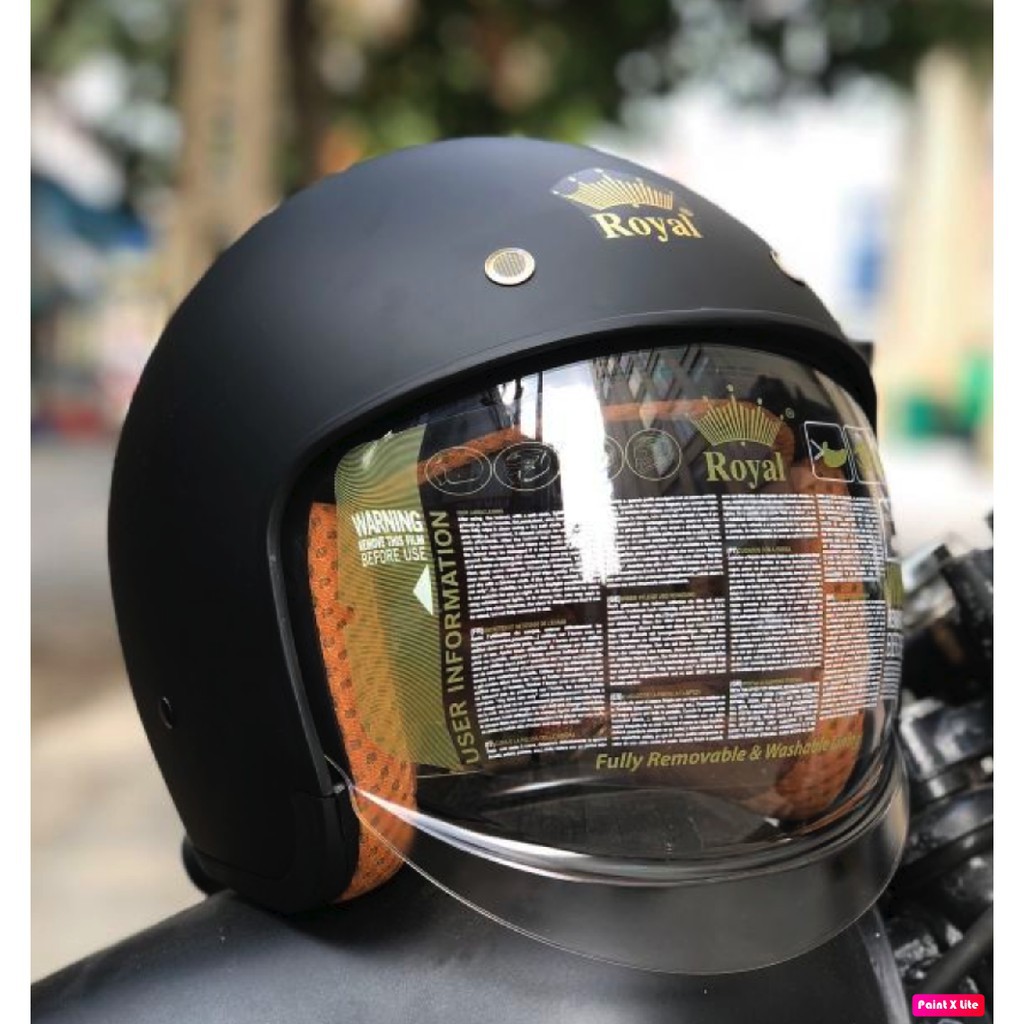 mũ bảo hiểm Royal M139 3/4 kính âm màu trơn (khách chọn màu) | Shopee Việt Nam