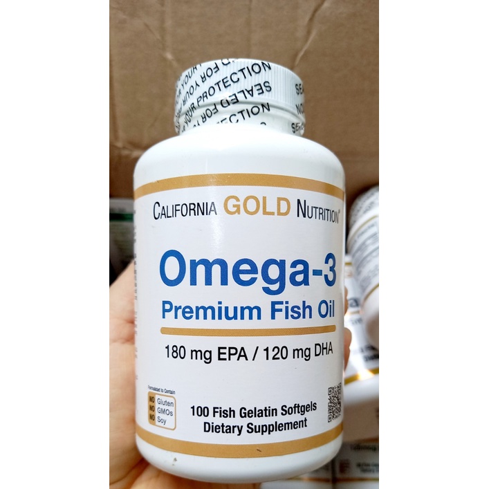 Omega - 3 Premium Fish Oil, 180 mg EPA/120 mg DHA - Hãng CALIFORNIA ...