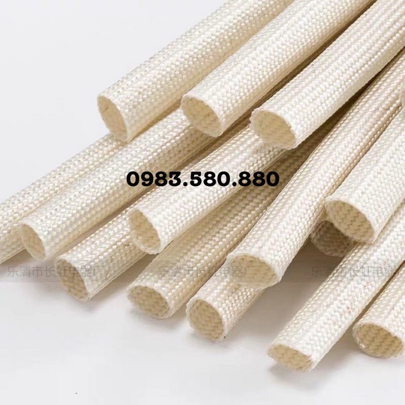ỐNG GEN CÁCH NHIỆT SỢI AMIANG CHỊU NHIỆT CAO TỚI 600 độ - PHI 3 ( 1 mét ...