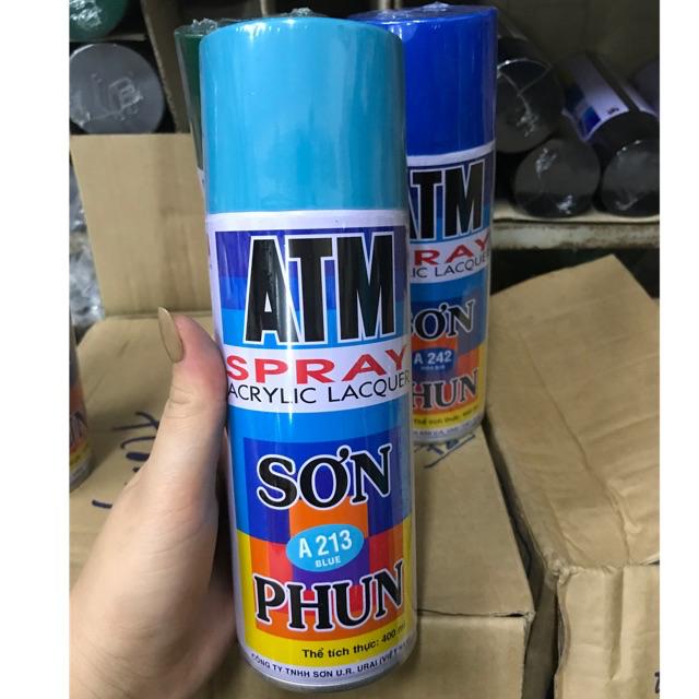 Sơn Phun ATM màu xanh mã A217/A213/A214/A242 | Shopee Việt Nam