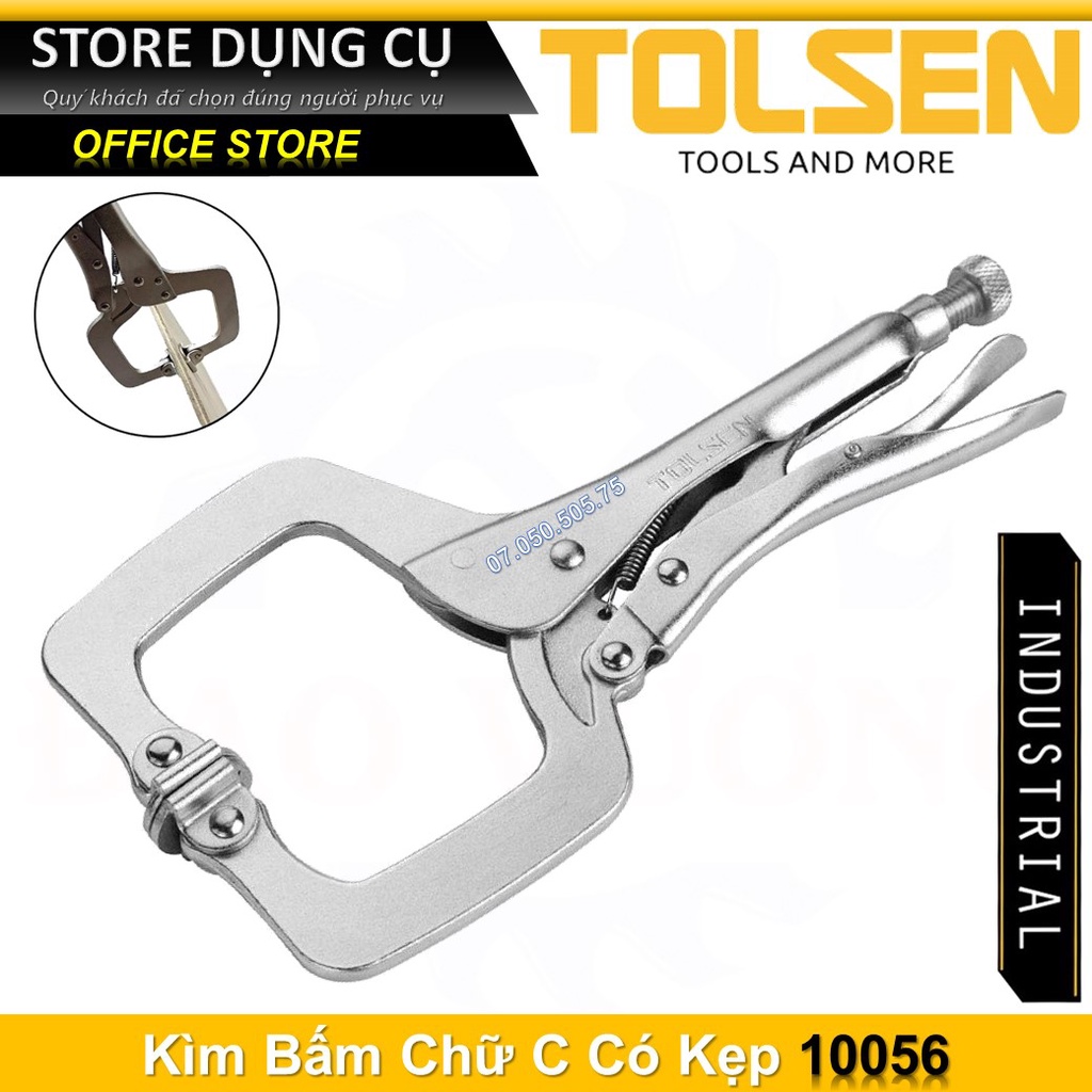 Kìm bấm chữ C có kẹp Tolsen 10056 11inch | Shopee Việt Nam