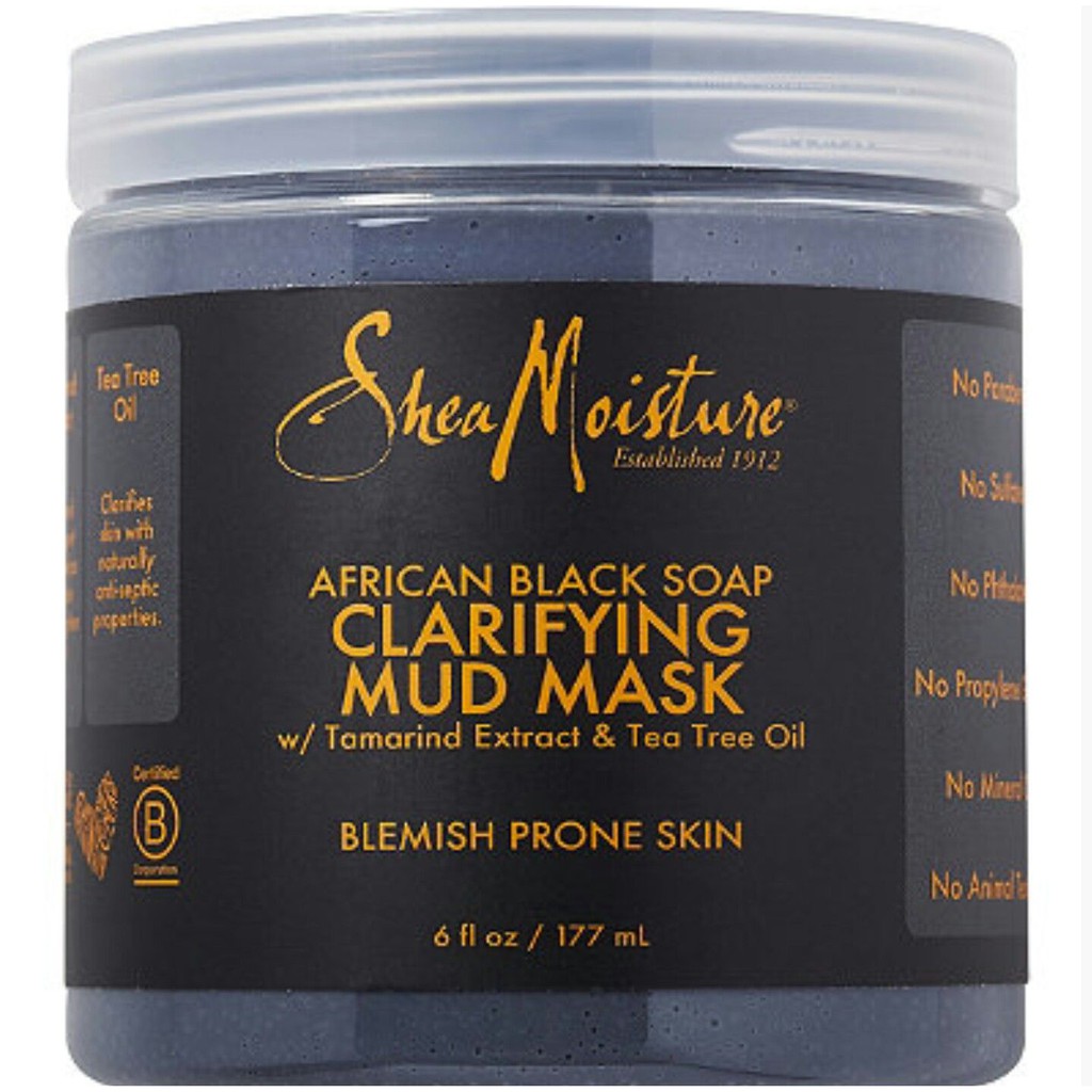 MẶT NẠ BÙN CHO DA DẦU MỤN SHEAMOISTURE AFRICAN BLACK SOAP CLARIFYING ...