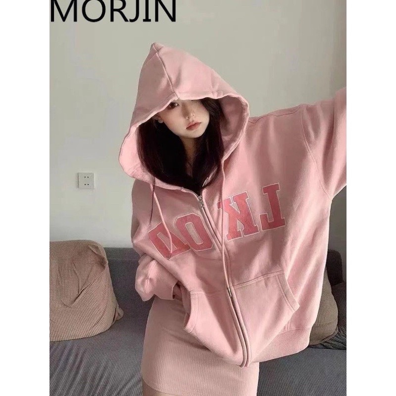 Áo khoác nỉ hồng LKOD form 35 đến 55kg | Shopee Việt Nam