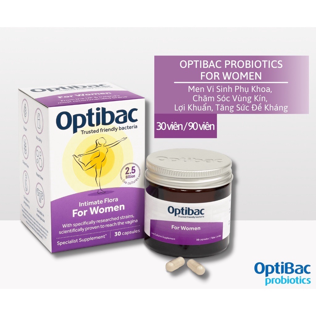 Men vi sinh Optibac-90v chính hãng | Shopee Việt Nam