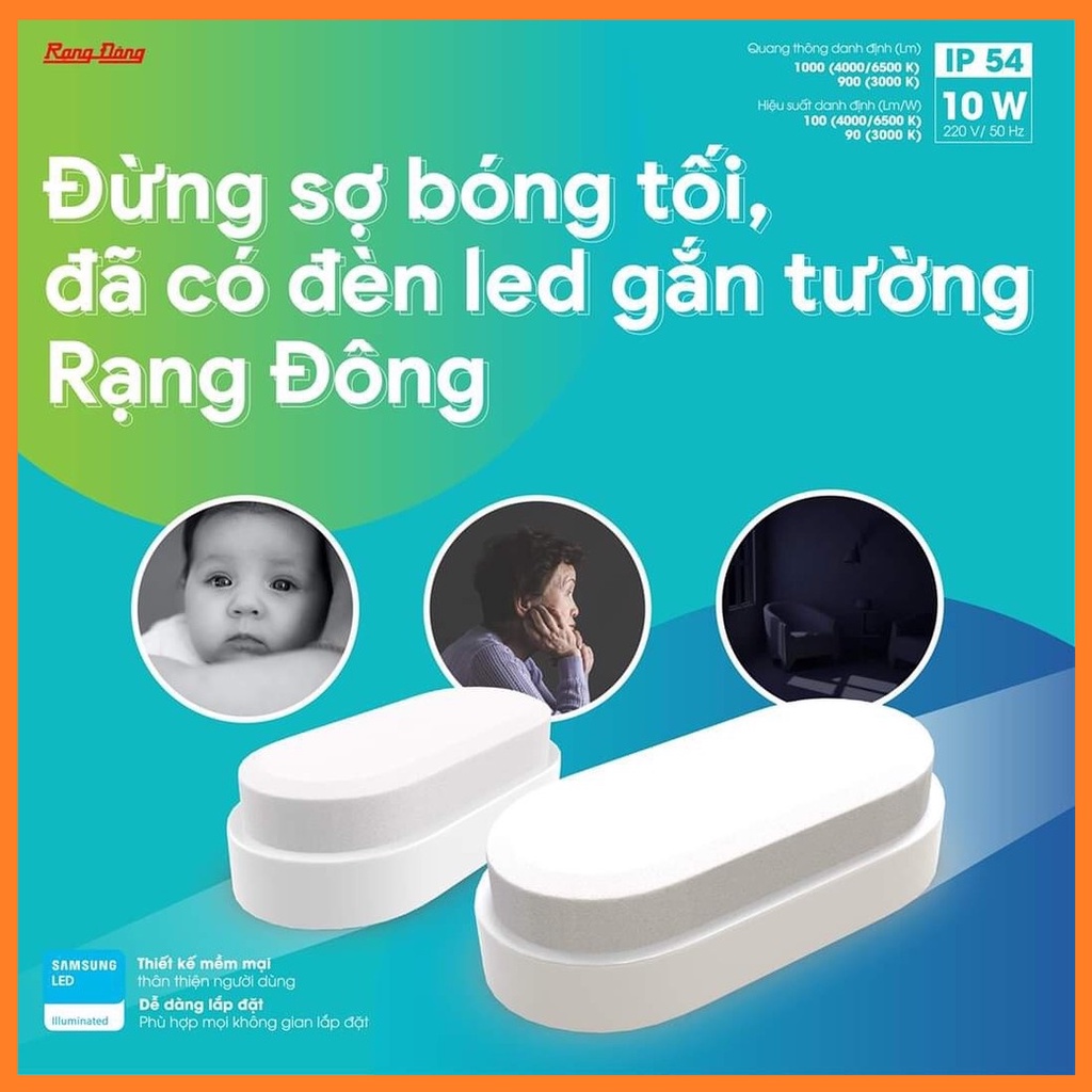 Đèn LED Ốp tường Rạng Đông LN12 5W / 10W GIÁ SIÊU RẺ chính hãng | Shopee Việt Nam