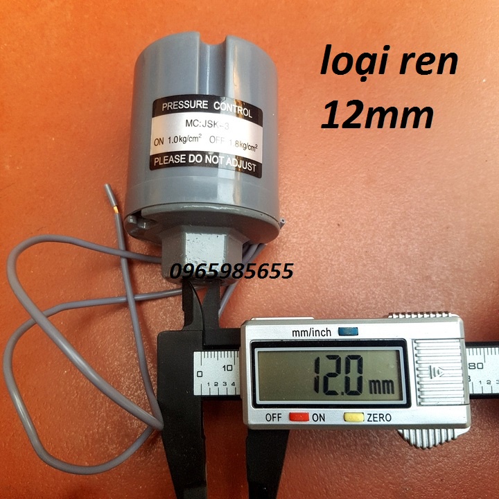 Role bơm tăng áp - Role máy bơm tăng áp ren 12,14,21mm tuỳ chọn ...
