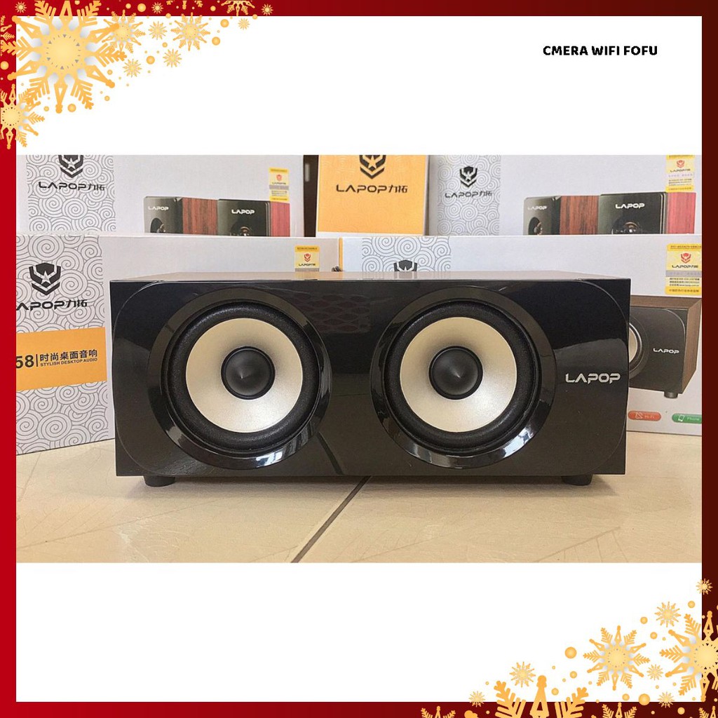 Loa Vi Tính Vỏ Gỗ Lapop A58 (Hệ thống loa 2.0)|loa vi tính|loa PC ...