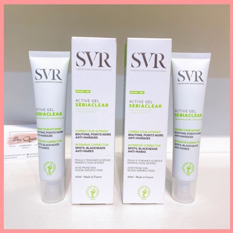 Kem Dưỡng SVR Active Gel Làm Giảm Mụn Và Loại Bỏ Dầu - 40ml | Shopee ...