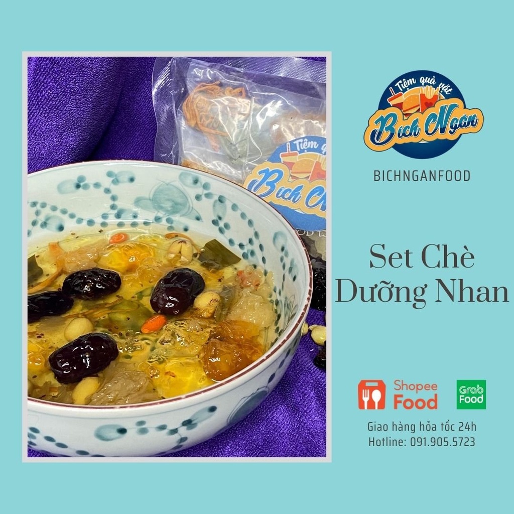 sét trà dưỡng nhan 150g ( 14 vị) nấu được 10 bát đặc THƠM NGON ĐỒ ĂN VẶT NGON BICHNGAN FOOD ...