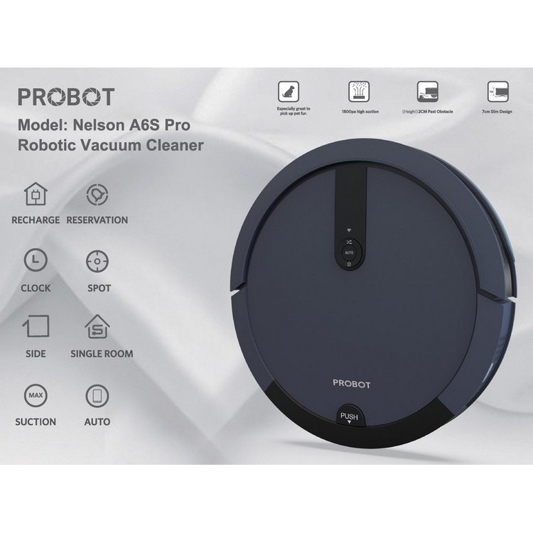 Probot A6S Pro Premier Model 2019 Robot Hút Bụi Lau Nhà Thông Minh Thế ...