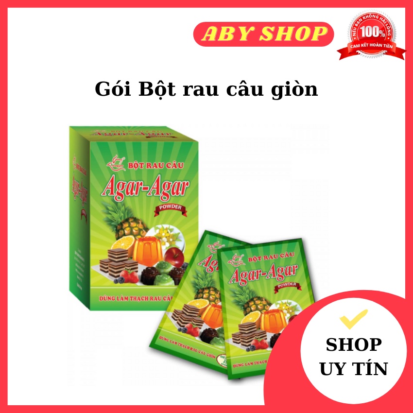 Gói Bột rau câu giòn ⚡ LOẠI NGON ⚡ bột rau câu Agar hoàng RoVin yến ...