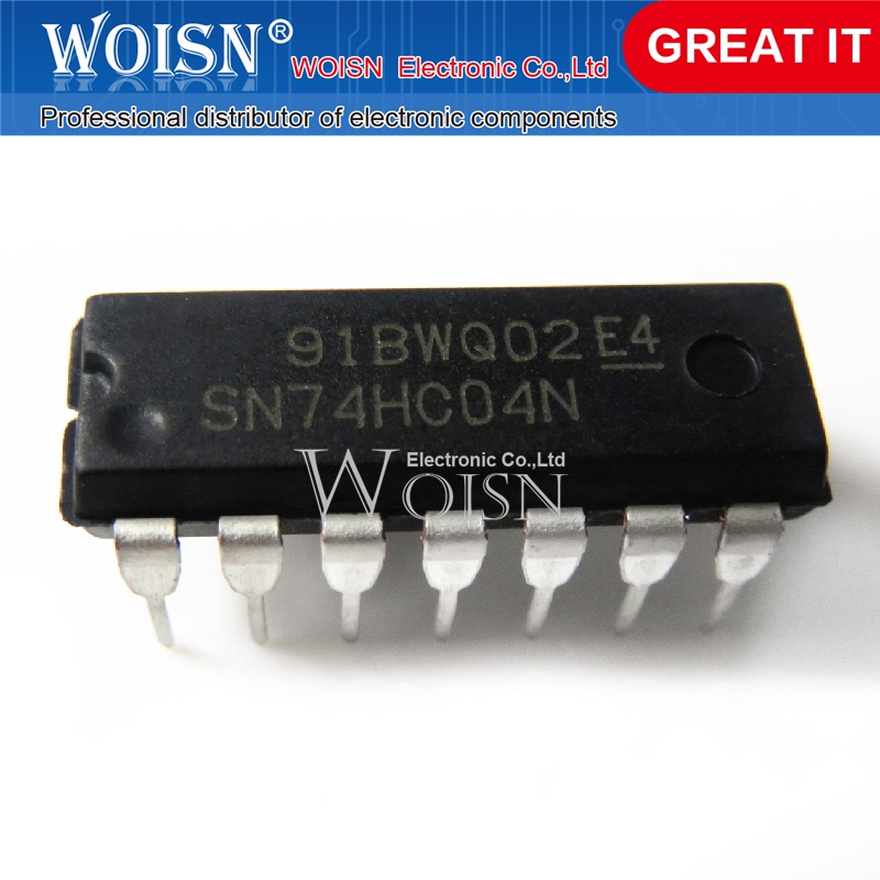 Bộ 10 Linh Kiện Điện Tử sn74hc04n 74hc04n 74hc04 sn74hc05n 74hc05n ...