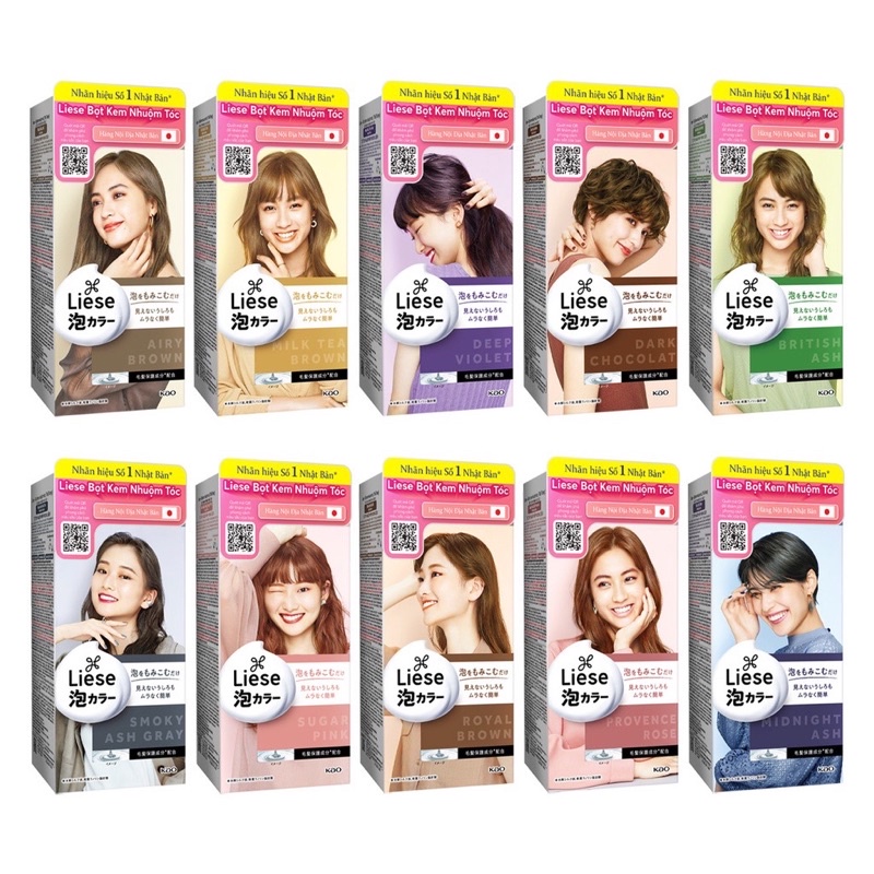 Bọt Kem Nhuộm Tóc Liese Nhật Bản 108ml | Shopee Việt Nam