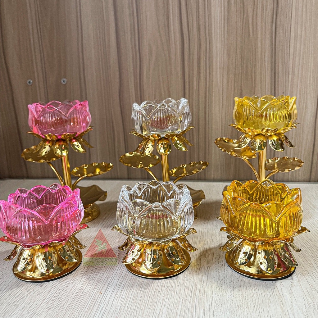 Chân Tealight Lưu Ly Sen | Shopee Việt Nam