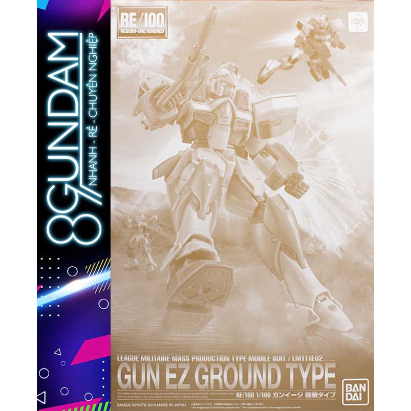 Mô Hình Lắp Ráp RE 1/100 Gun-EZ Ground Type | Shopee Việt Nam