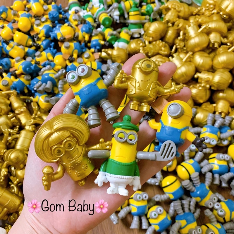 {Có trầy xước} Set 5 Đồ chơi Mô hình nhân vật hoạt hình Minion | Shopee ...
