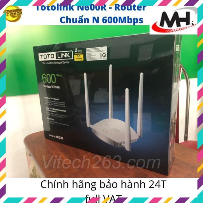 Bộ Phát WIFI Totolink N600R - Router Wifi Chuẩn N 600Mbps-Hàng chính ...