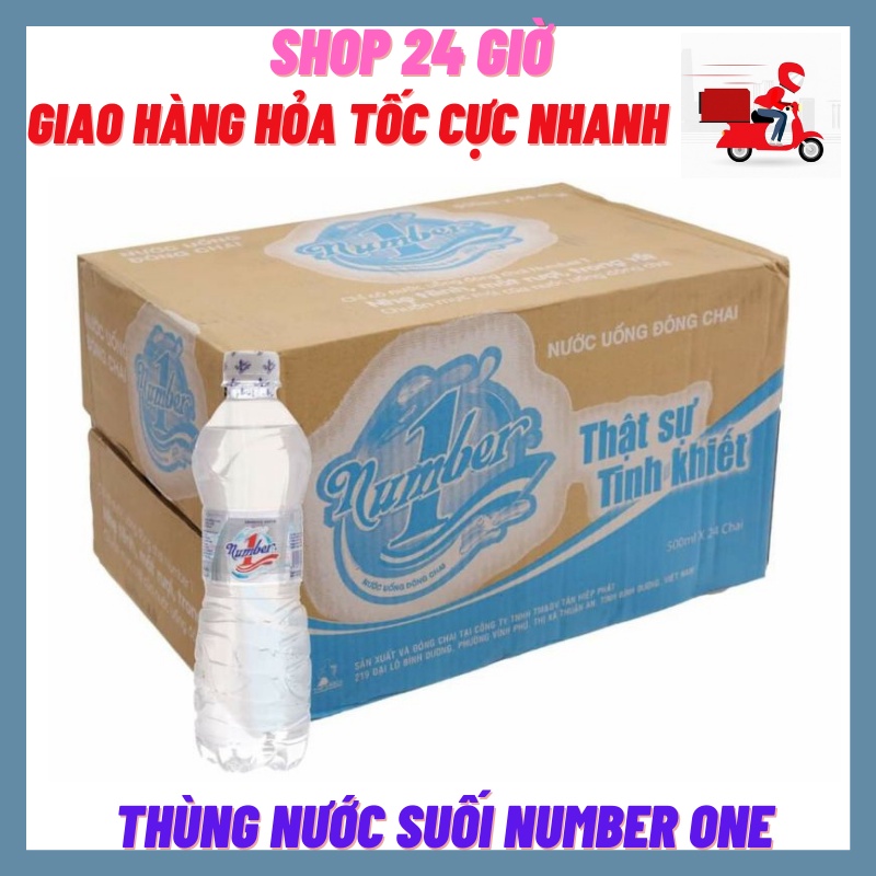 Nước Suối Number One Chai 500 Ml Thùng 24 Chai | Shopee Việt Nam