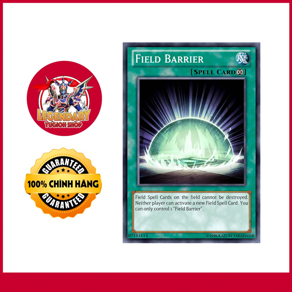 [Thẻ Bài Yugioh Chính Hãng] Field Barrier | Shopee Việt Nam