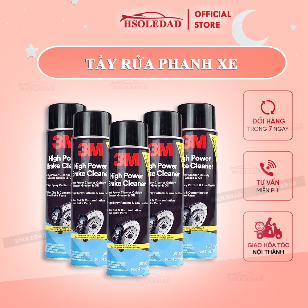 Tẩy Rửa Phanh Xe Ô Tô 3M High Power Brake Cleaner 3M 08880 | Shopee ...