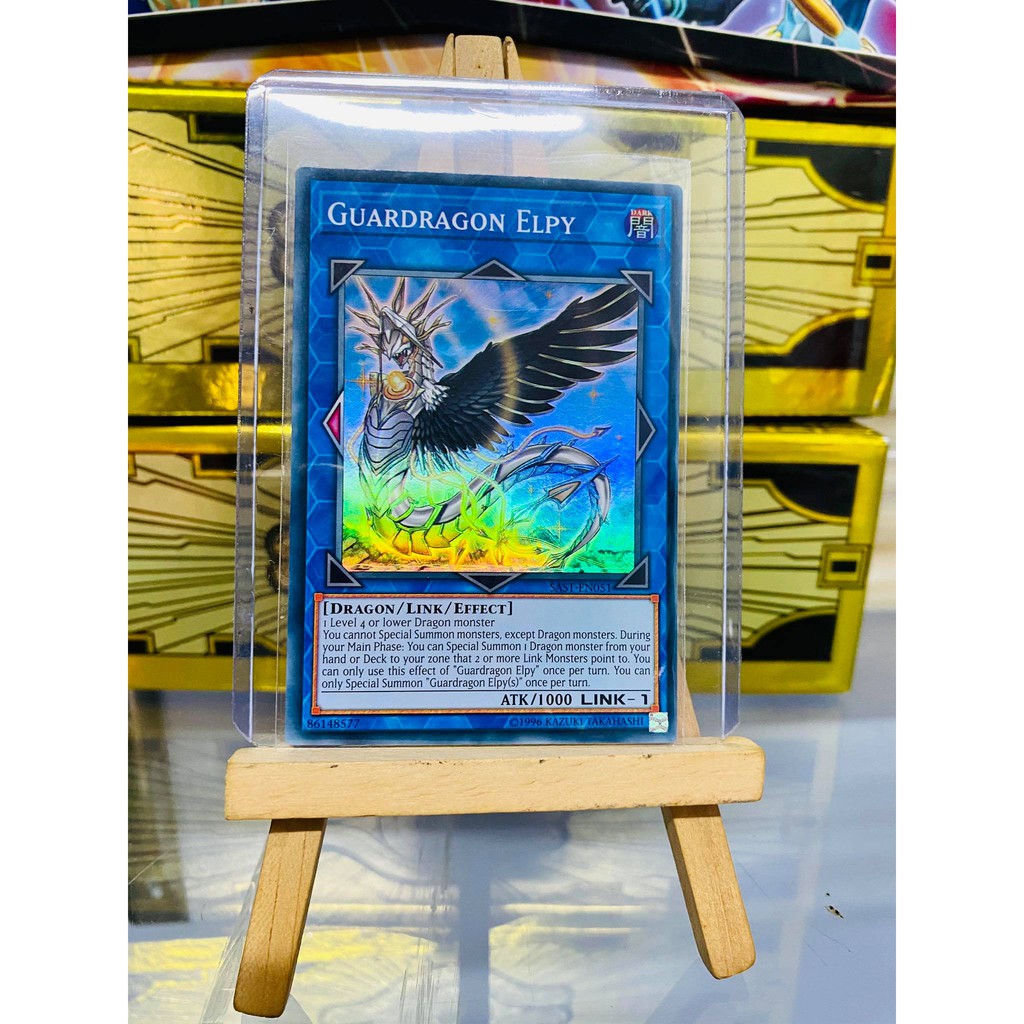 Lá bài thẻ bài Yugioh Guardragon Elpy – Super Rare - Tặng bọc bài nhựa ...