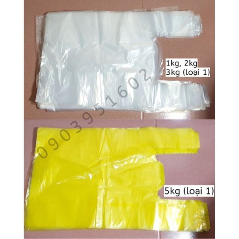500gr Bao nilon xách Bóng xịn loại 1kg, 2kg, 3kg, 5kg | Shopee Việt Nam