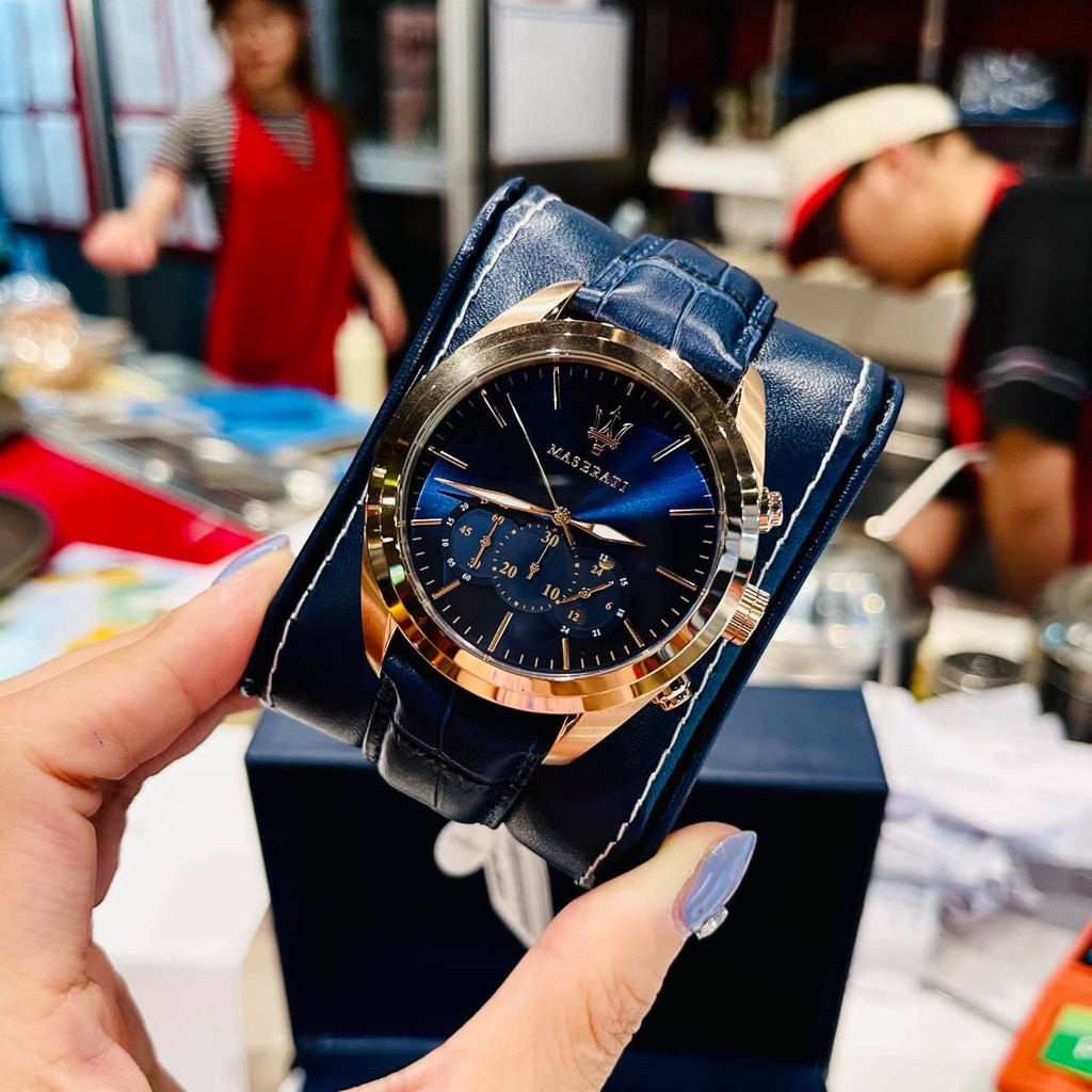Đồng Hồ Nam Maserati Traguardo Chronograph Blue Mens R8871612015 ...