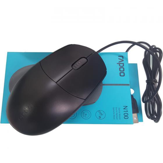 Chuột quang dây Rapoo N100 USB | Shopee Việt Nam