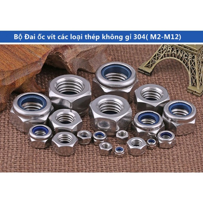Bộ Đai ốc vít các loại thép không gỉ 304 từ M2.5-M10(phukien303 xả hàng-có hàng sẵn) | Shopee ...