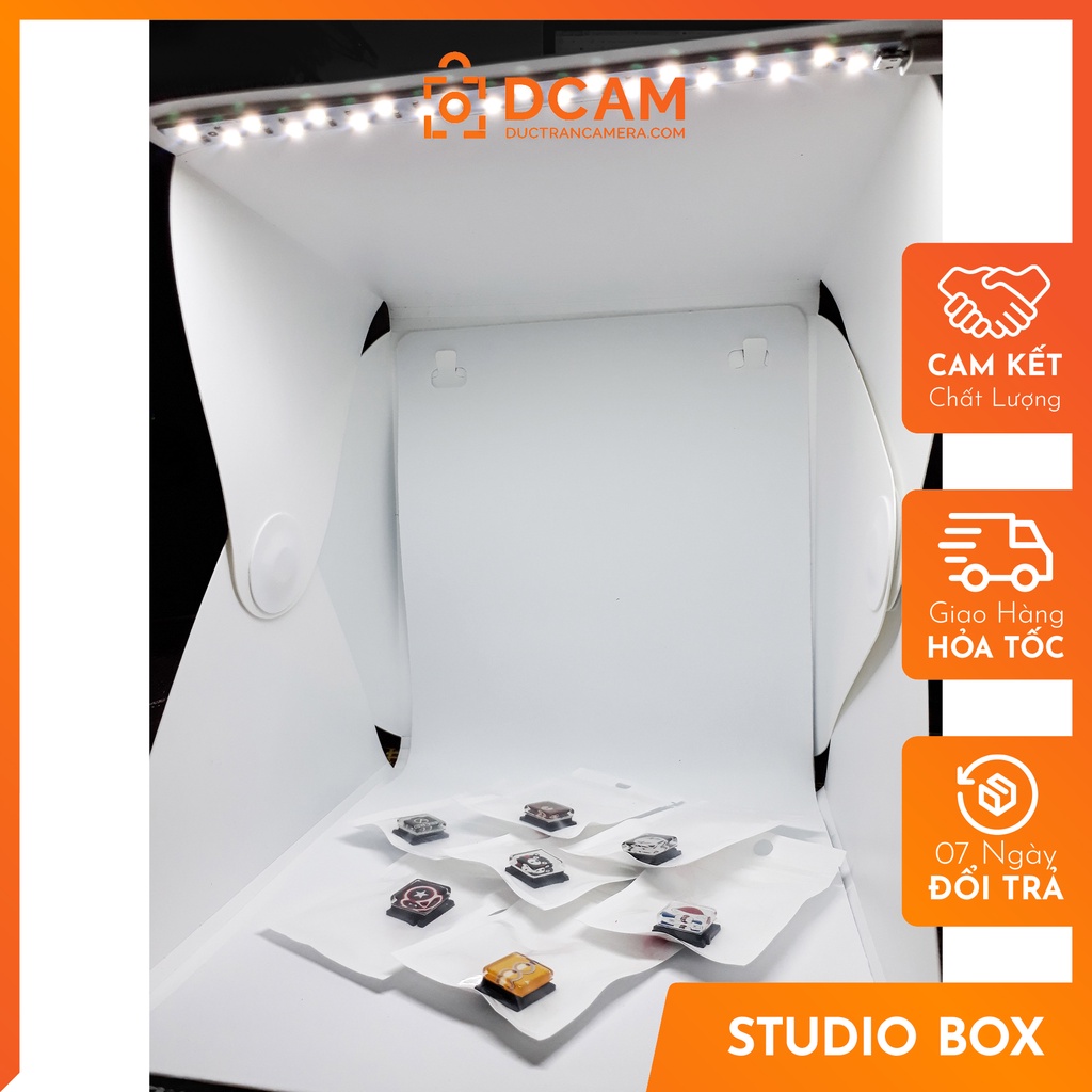 Hộp chụp sản phẩm Studio Box mini tặng kèm 6 phông nền | Shopee Việt Nam