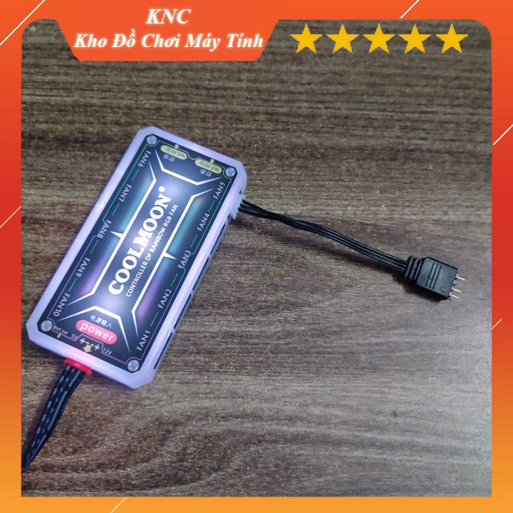 Dây Chuyển Cổng 4 Pin Led Hoặc 6 Pin Fan Của Hub Coolmoon Ra Cổng Led
