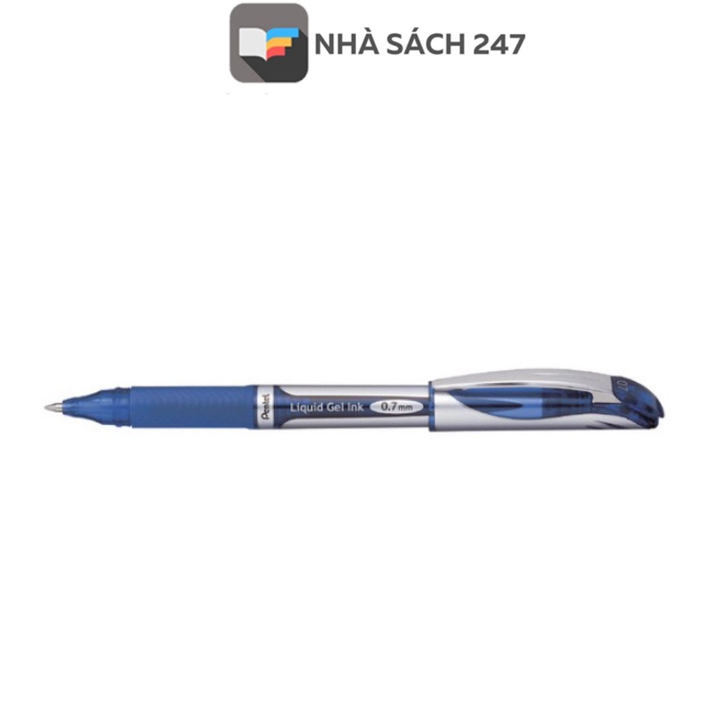 Bút Ký Mực Gel Pentel BL57 (0.7mm) (Màu xanh),Bút Viết êm, mực gel xanh ...