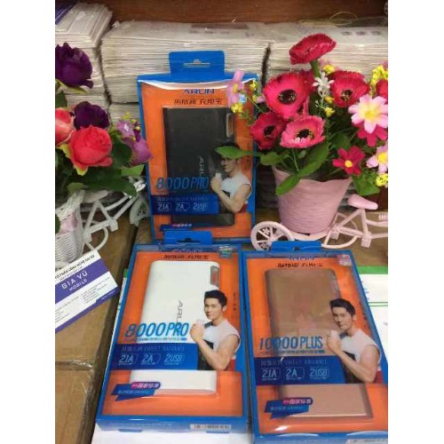 PIN DỰ PHÒNG 8000 MAH PRO ARUN- SẠC DỰ PHÒNG 8000 MAH PRO ARUN-8000MAH | Shopee Việt Nam
