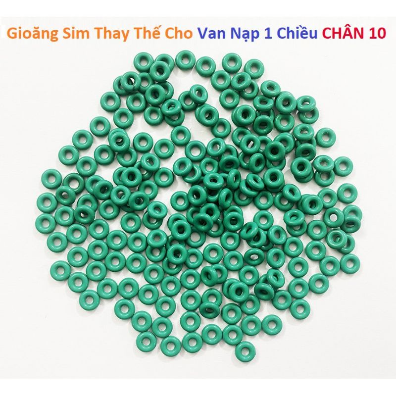 Doang Ron Pom Sim Xanh Thay Van Nạp Một Chiều Chân Ren 10mm (5 chiếc ...