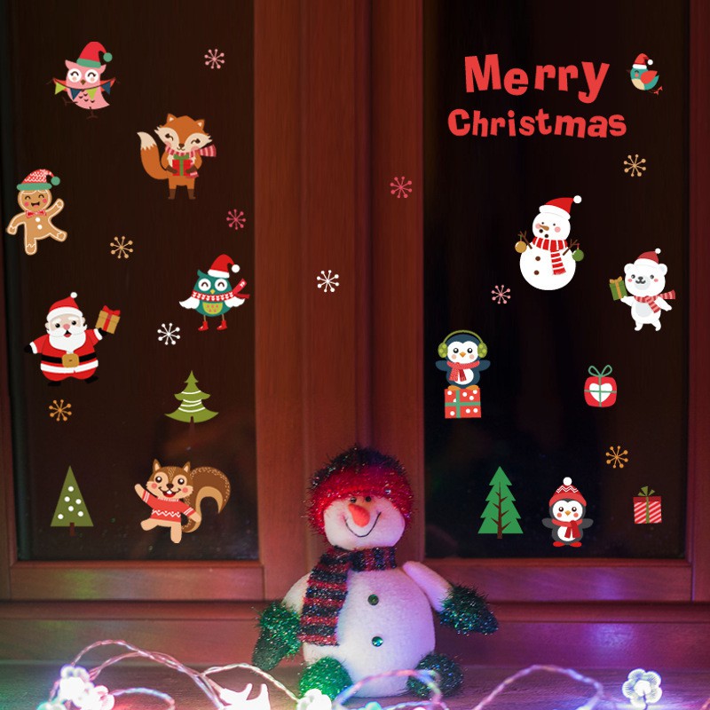 Decal con thú noel | Shopee Việt Nam