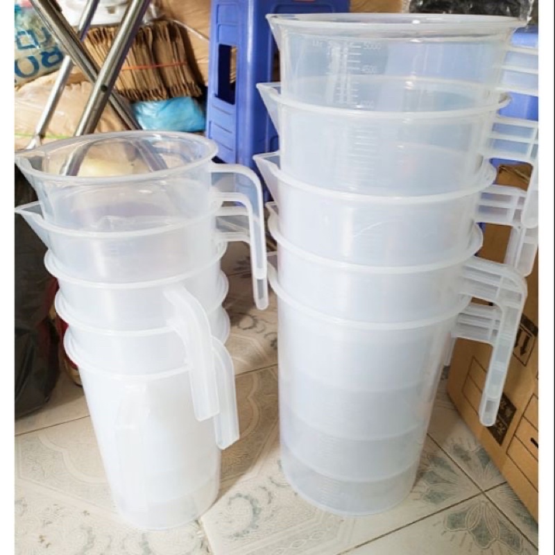 Ca Đong Định Lượng Có Vạch Chia 500ml, 1000ml, 2000ml 3500ml, 5000ml | Shopee Việt Nam