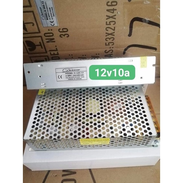 12v10a DC chuyển mạch nguồn cung cấp đèn LED với máy biến áp 220 đến 12 volt 10 amp adapter s ...