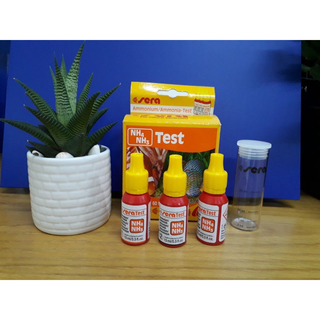 Test NH3, Test NH4 Sera, Test kiểm tra khí độc NH3 cho ao tôm cá ...