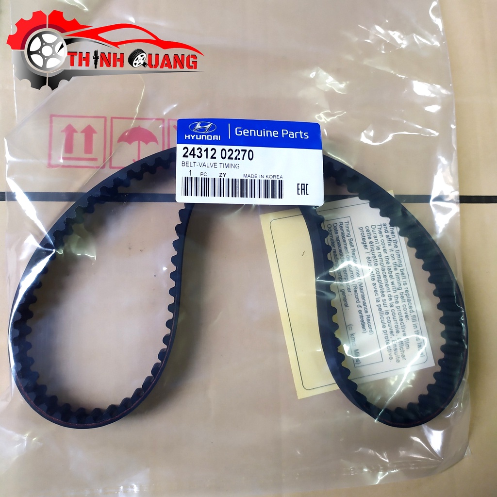 Dây curoa cam (dây cam) KIA MORNING, HYUNDAI I10, GETZ, EON (2431202270 ...