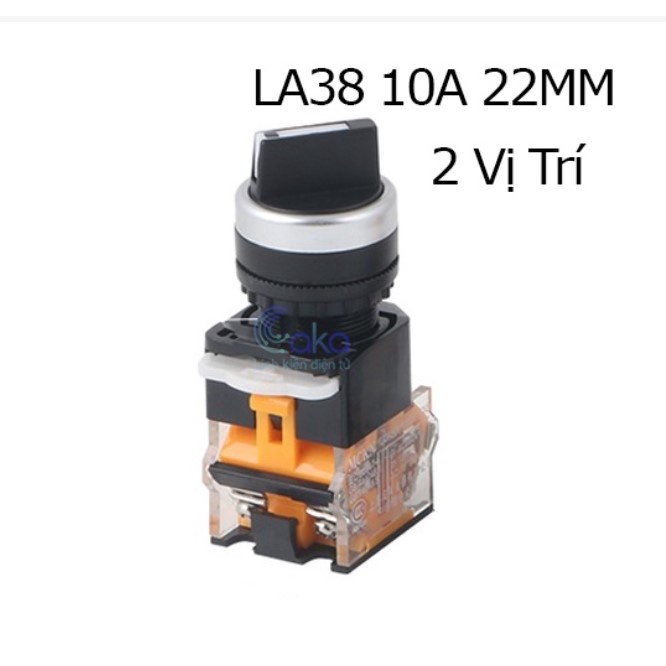 Công tắc xoay LA38 2 vị trí phi 22MM | Shopee Việt Nam
