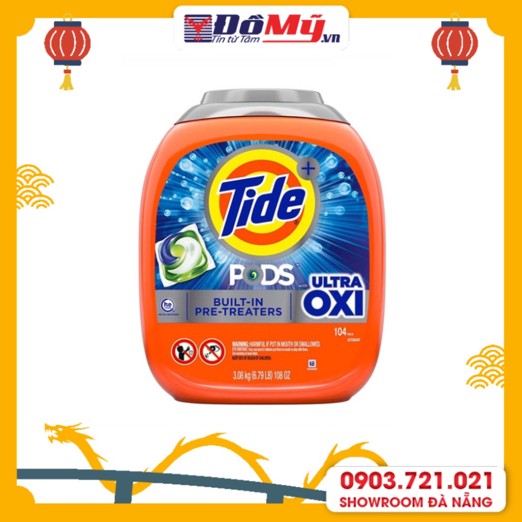 Viên giặt Tide Pods Ultra OX 3.08kg (104 viên) | Shopee Việt Nam